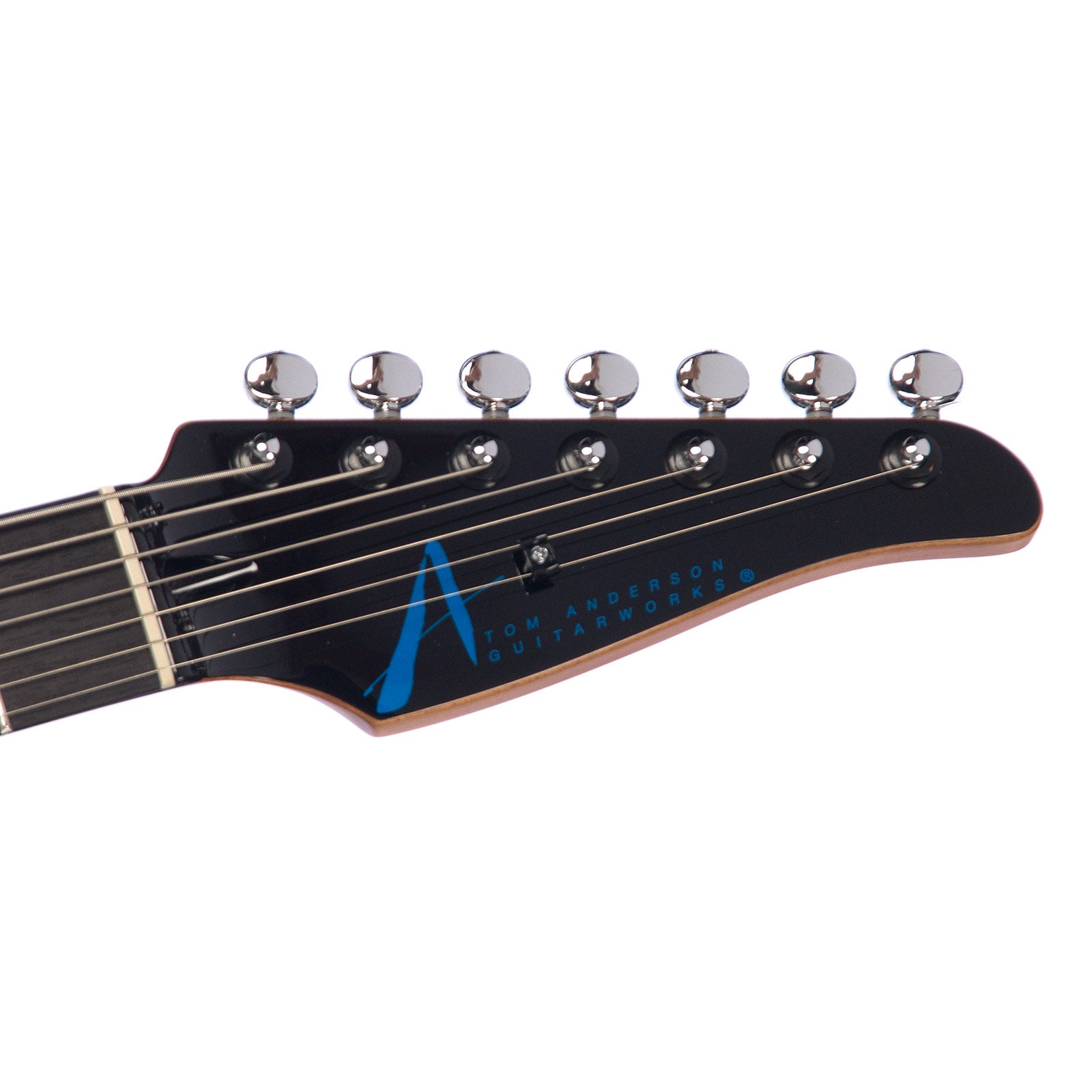 Tom Anderson Angel 7 - Blue WakeSurf - 24 fret / 7-string Drop Top - C ...