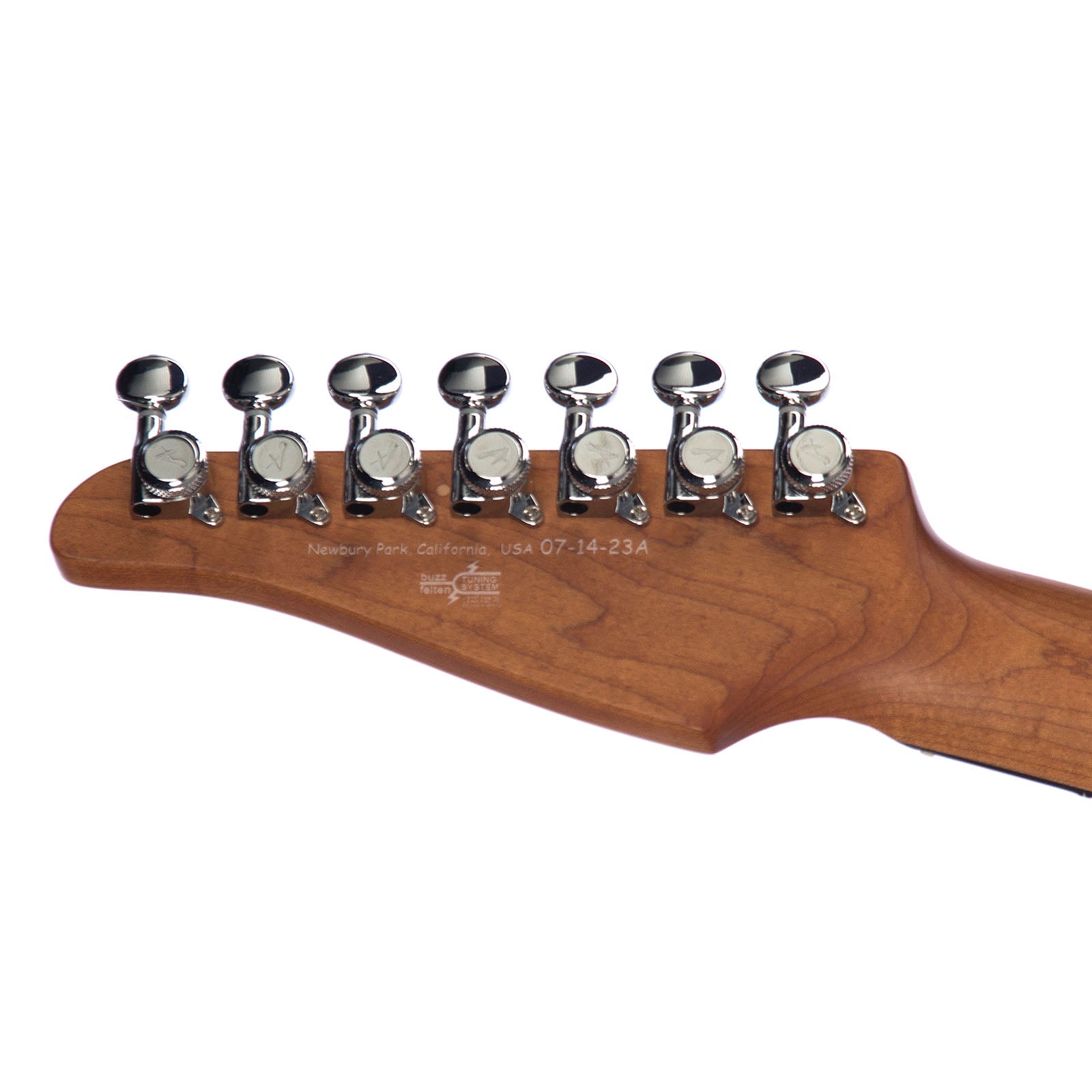 Tom Anderson Angel 7 - Blue WakeSurf - 24 fret / 7-string Drop Top - C ...