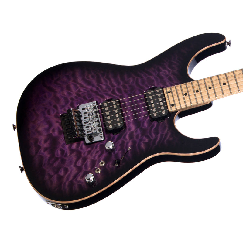 Tom Anderson Angel - Transparent Purple to Black Burst with Binding ...