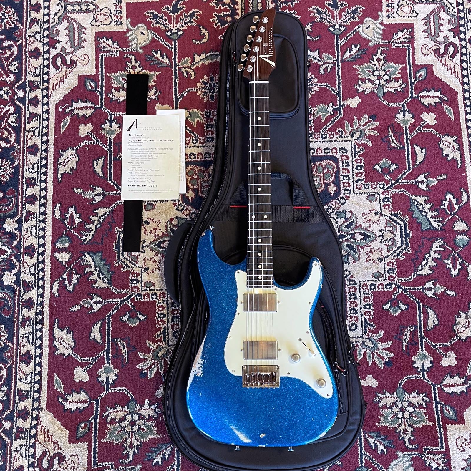Tom Anderson Short Classic - Big Sparkle Candy Blue In-Distress Level ...