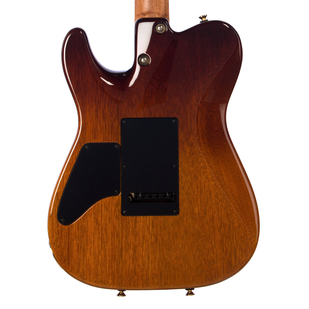 Tom Anderson Guitarworks Cobra - Tiger Eye Reverse Surf w/Binding - Cu ...