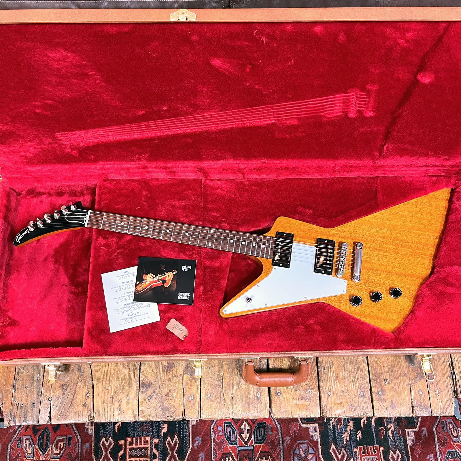 2018 Gibson LEFTY Explorer - Natural - Left-Handed Electric Guitar - U ...
