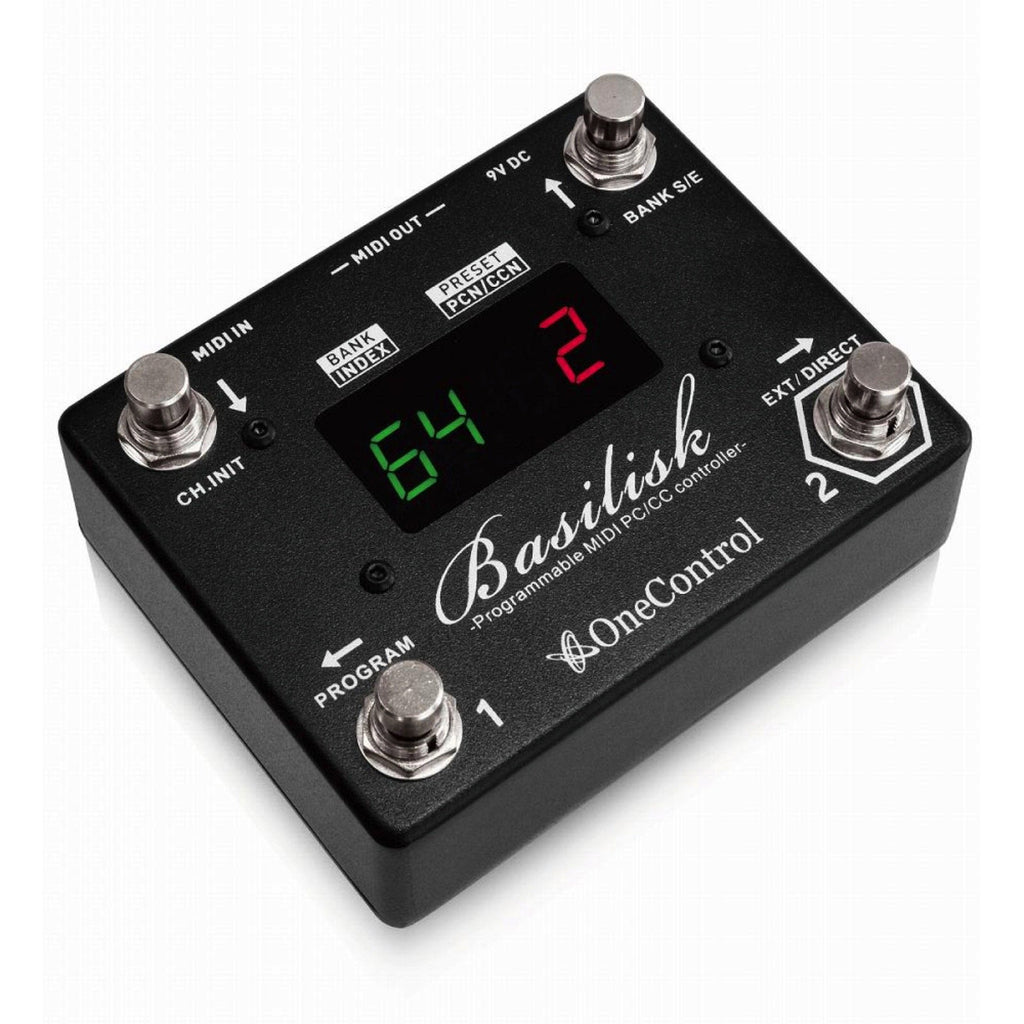 One Control Basilisk OC-BAS - Programmable MIDI PC/CC Controller - NEW | Make'n Music