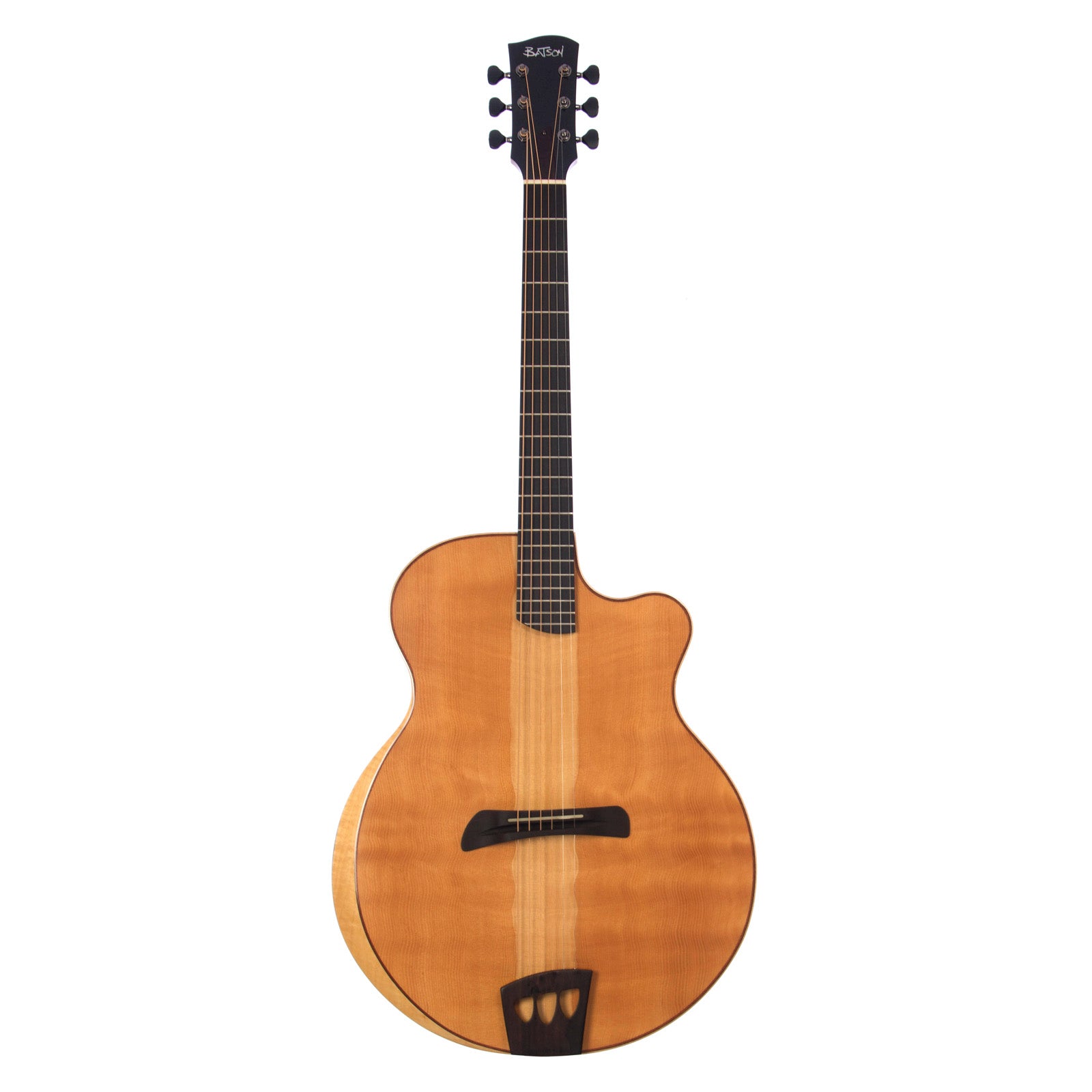 Batson Guitars Custom Shop Jumbo - Cloudy Cocobolo / Figured Douglas F ...