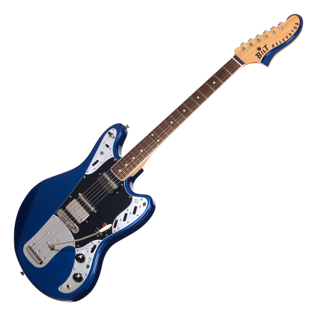 USED BilT Guitars Relevator - Cobalt Blue Metallic - FULLY LOADED with ...