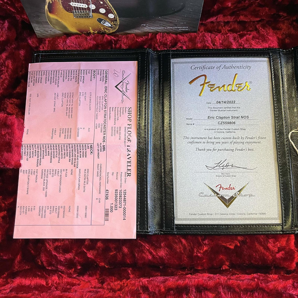 Fender Custom Shop Eric Clapton Stratocaster NOS - Mercedes Blue - Art ...