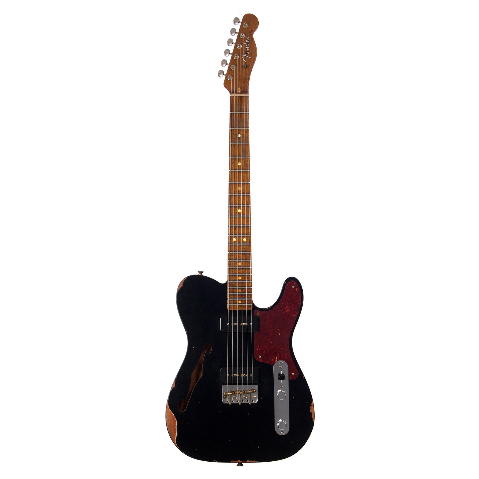Fender Custom Shop 1-off LTD P90 Thinline Telecaster Relic - Black - C ...