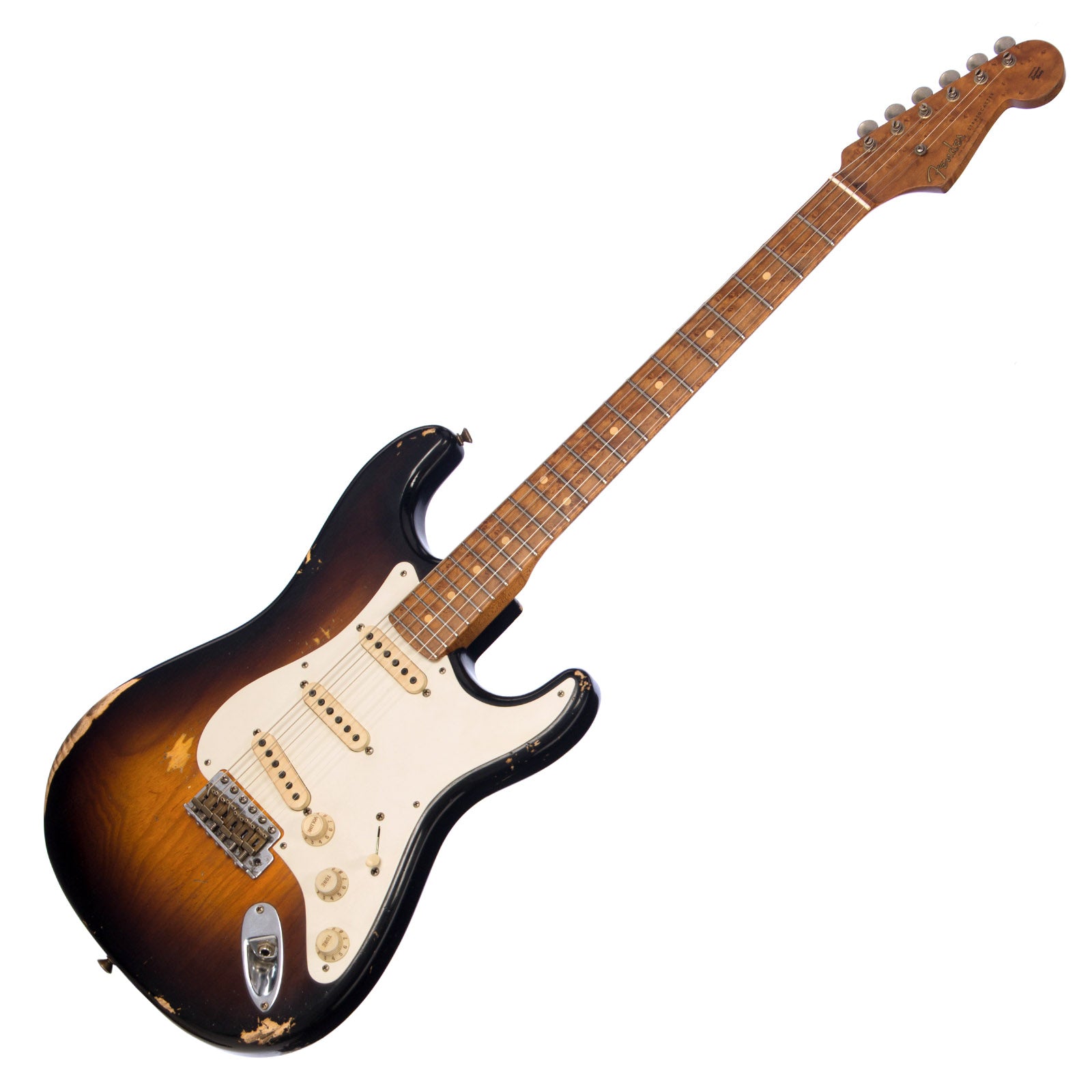 Fender Custom Shop MVP 1956 Stratocaster Relic - Wide Fade 2-Tone Sunb ...