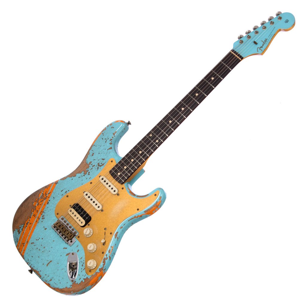 Fender Custom Shop MVP 1960 Stratocaster HSS Heavy Relic - Daphne Blue ...