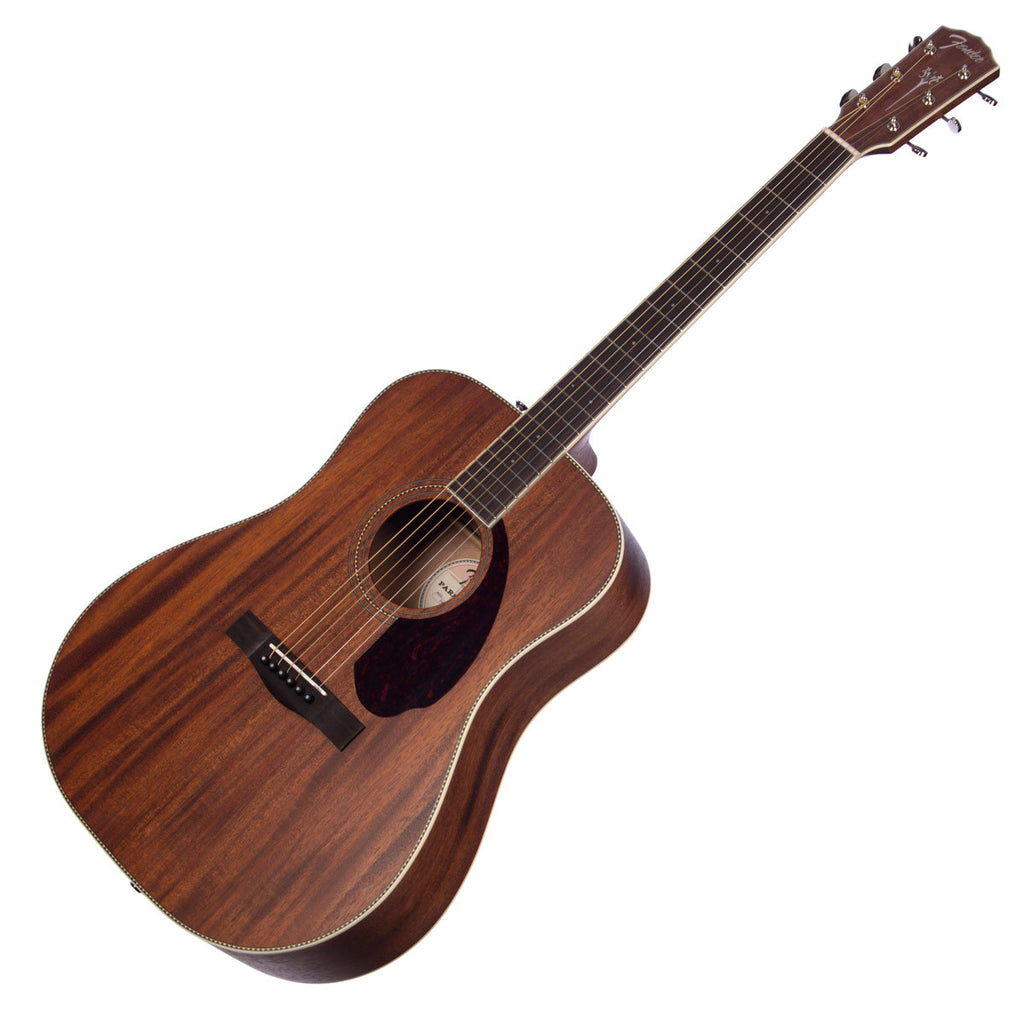 Fender Paramount PM-1 Standard Dreadnought All-Mahogany Acoustic Guitar ...