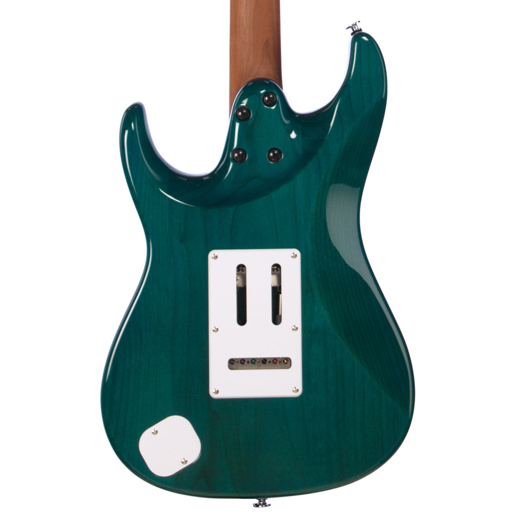 USED Ibanez Prestige AZ2204F TAB - Transparent Aqua Blue - Electric Gu ...