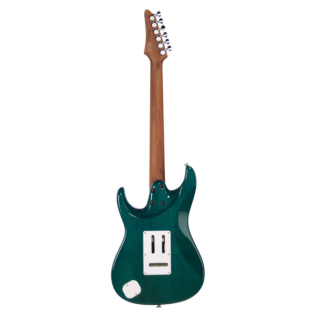 USED Ibanez Prestige AZ2204F TAB - Transparent Aqua Blue - Electric Gu ...
