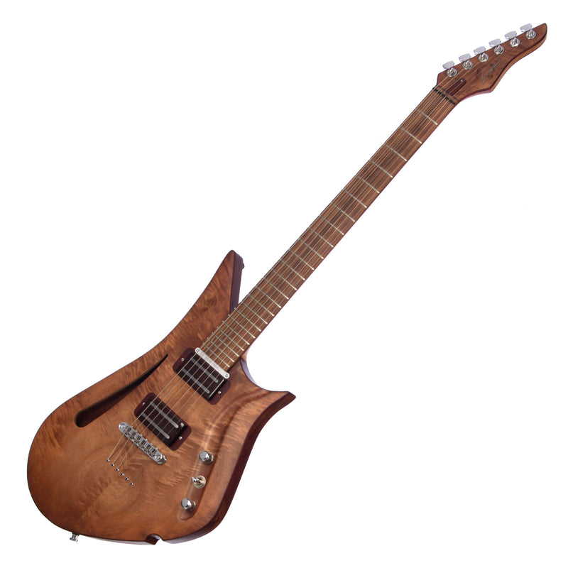 Lava Drops Hollow Burl Drop - Custom Boutique Hand-Made Electric Guita ...