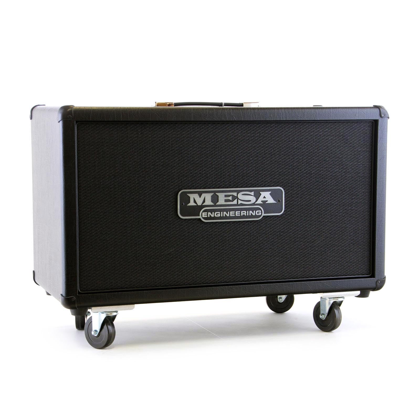 Mesa Boogie Amps 2x12 Rectifier Horizontal guitar speaker cabinet - Bl ...