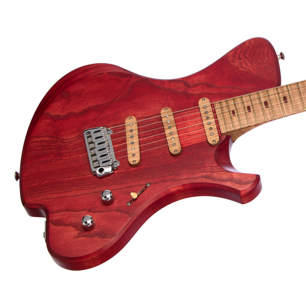 o3 Guitars Xenon - Intense Red Satin - Hand Made by Alejandro Ramirez ...