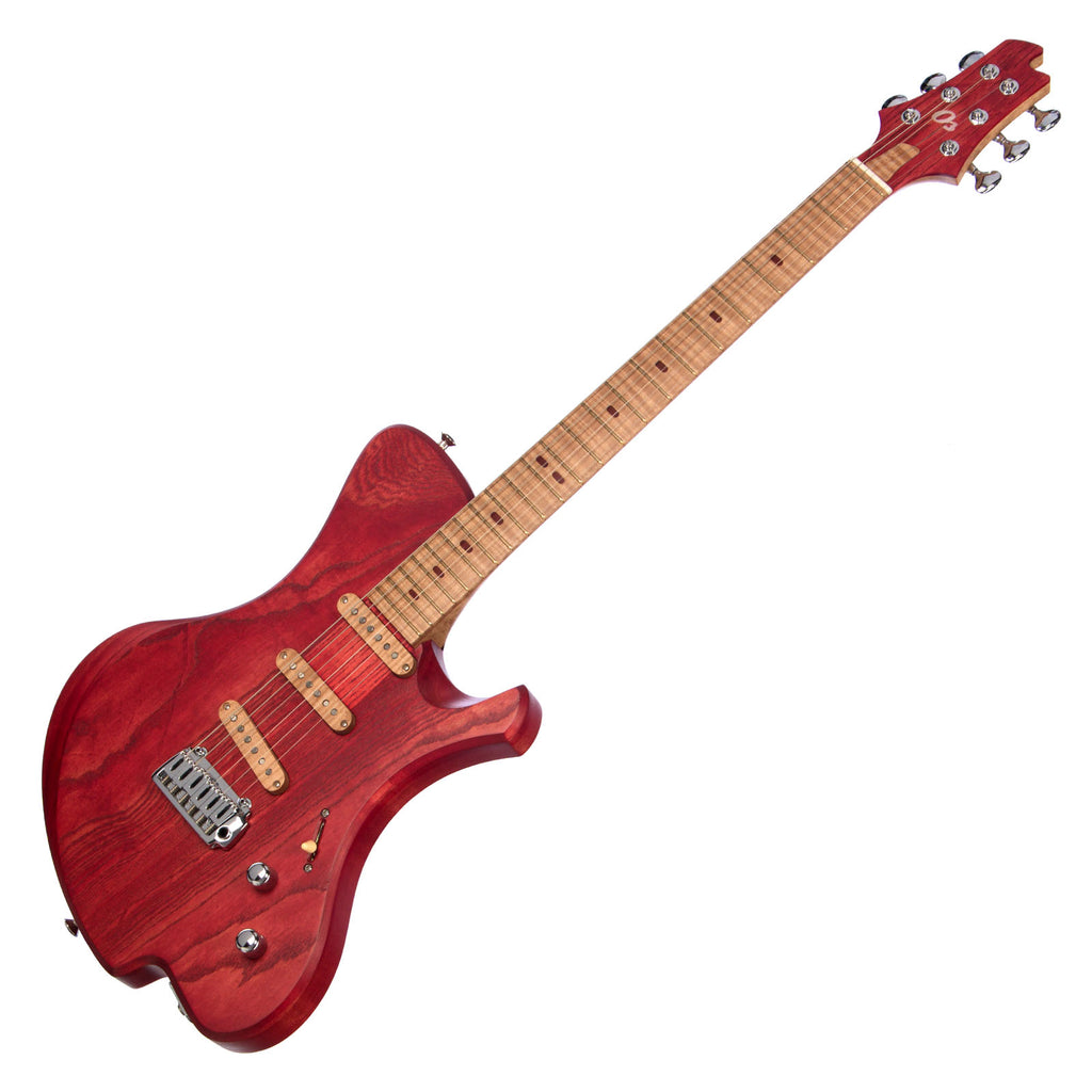 o3 Guitars Xenon - Intense Red Satin - Hand Made by Alejandro Ramirez ...