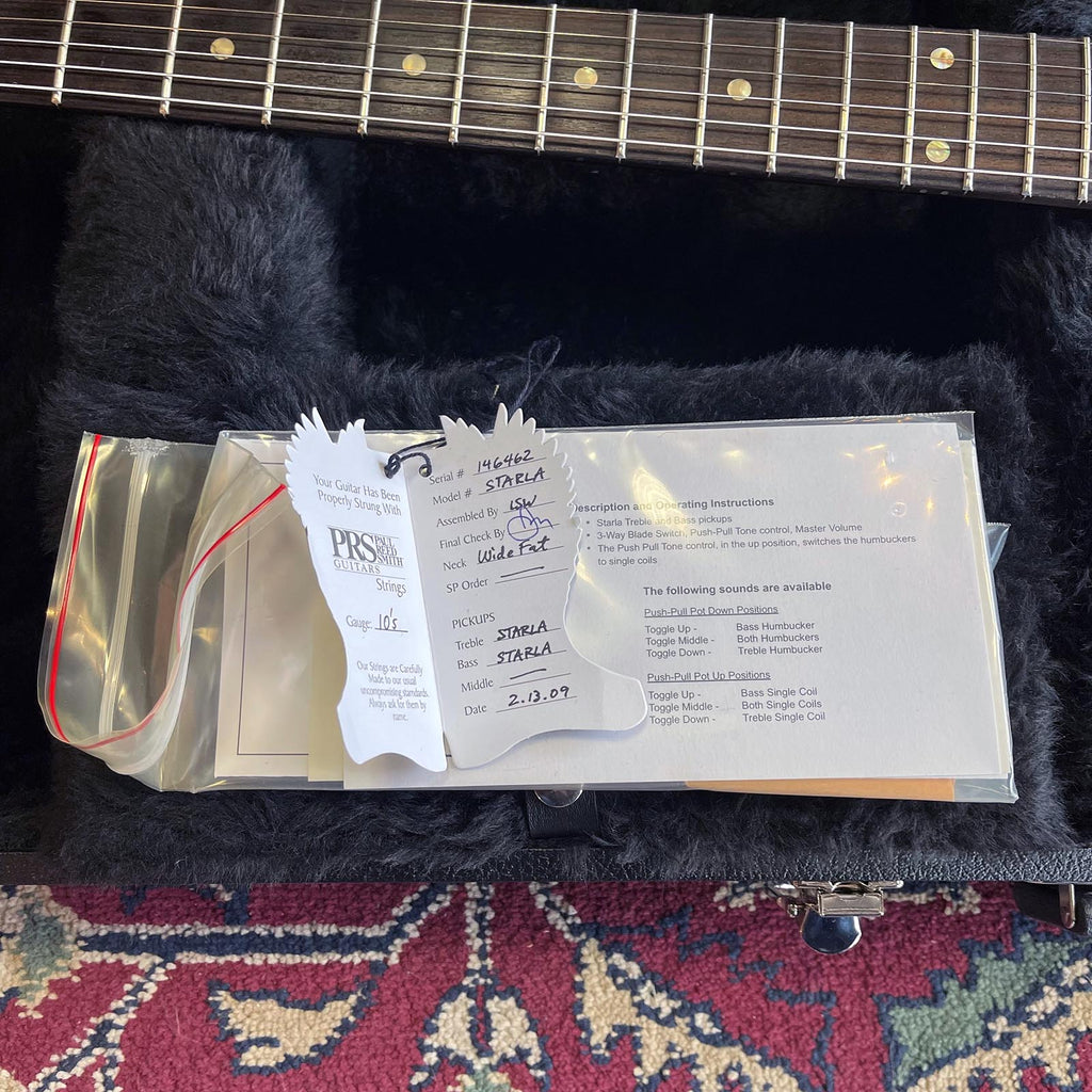 USED 2009 Paul Reed Smith Starla - Vintage Cherry - Stunning PRS Elect ...