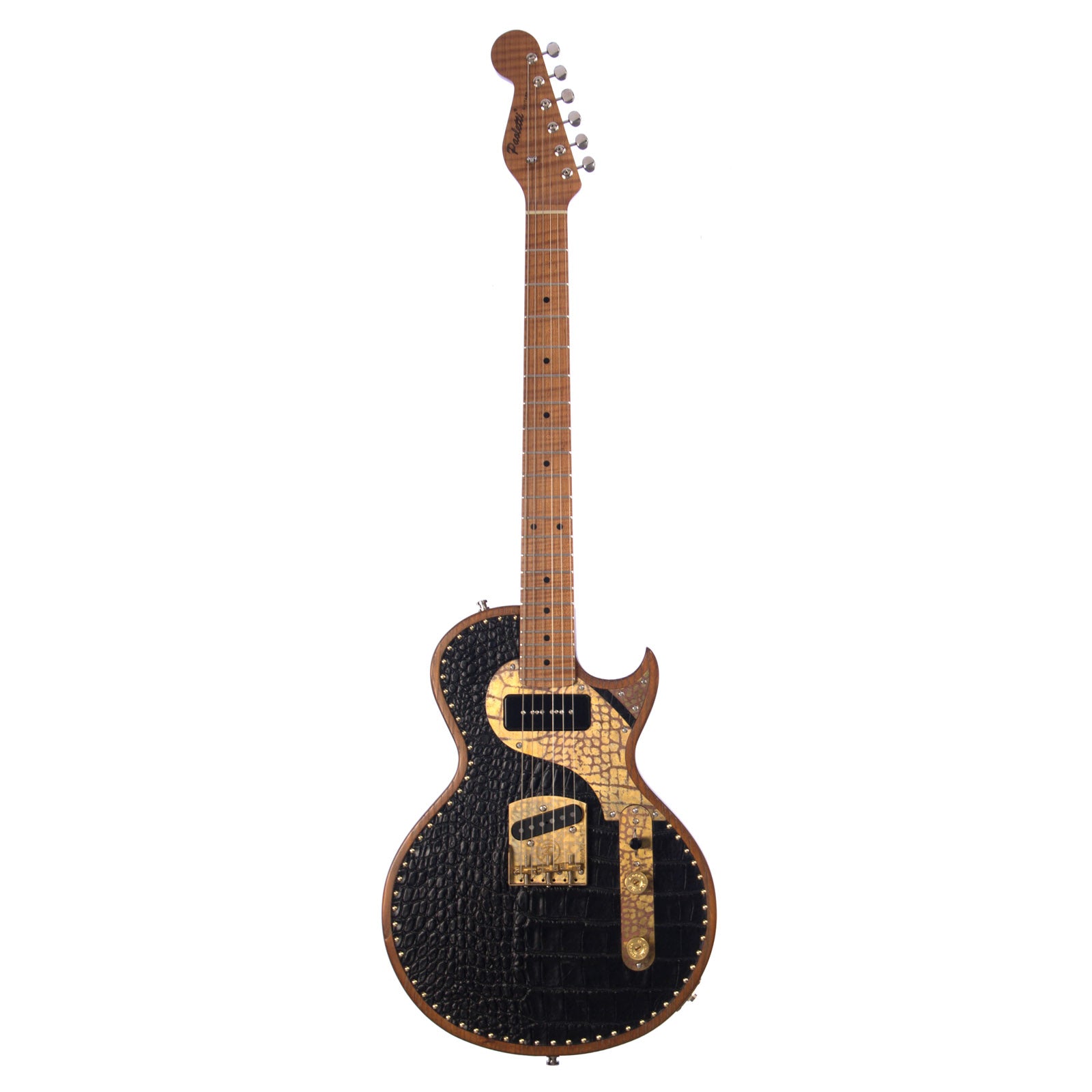 Paoletti Guitars Richard Fortus Signature Custom Leather Jr - Black Cr ...