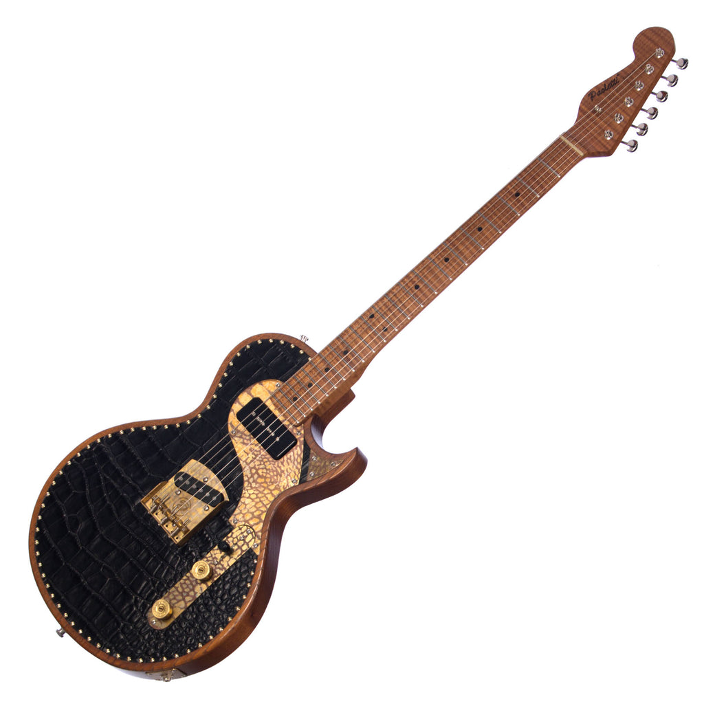 Paoletti Guitars Richard Fortus Signature Custom Leather Jr - Black Cr ...