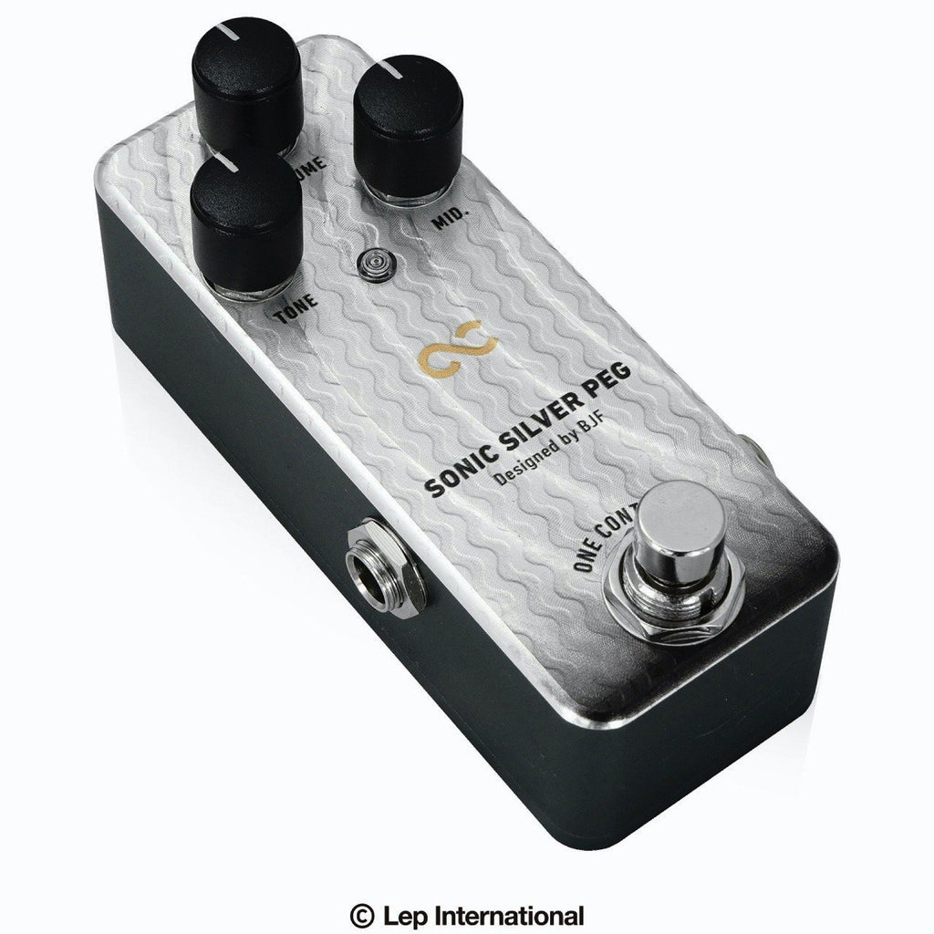 One Control Sonic Silver PEG Bass Pre-amp - BJF Series Effects Pedal f ...