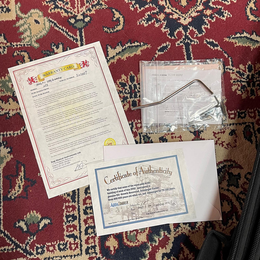 Sugi Guitars Rainmaker RMG FC SPR/H-MAH02P - Satin 2-Tone Sunburst - E ...