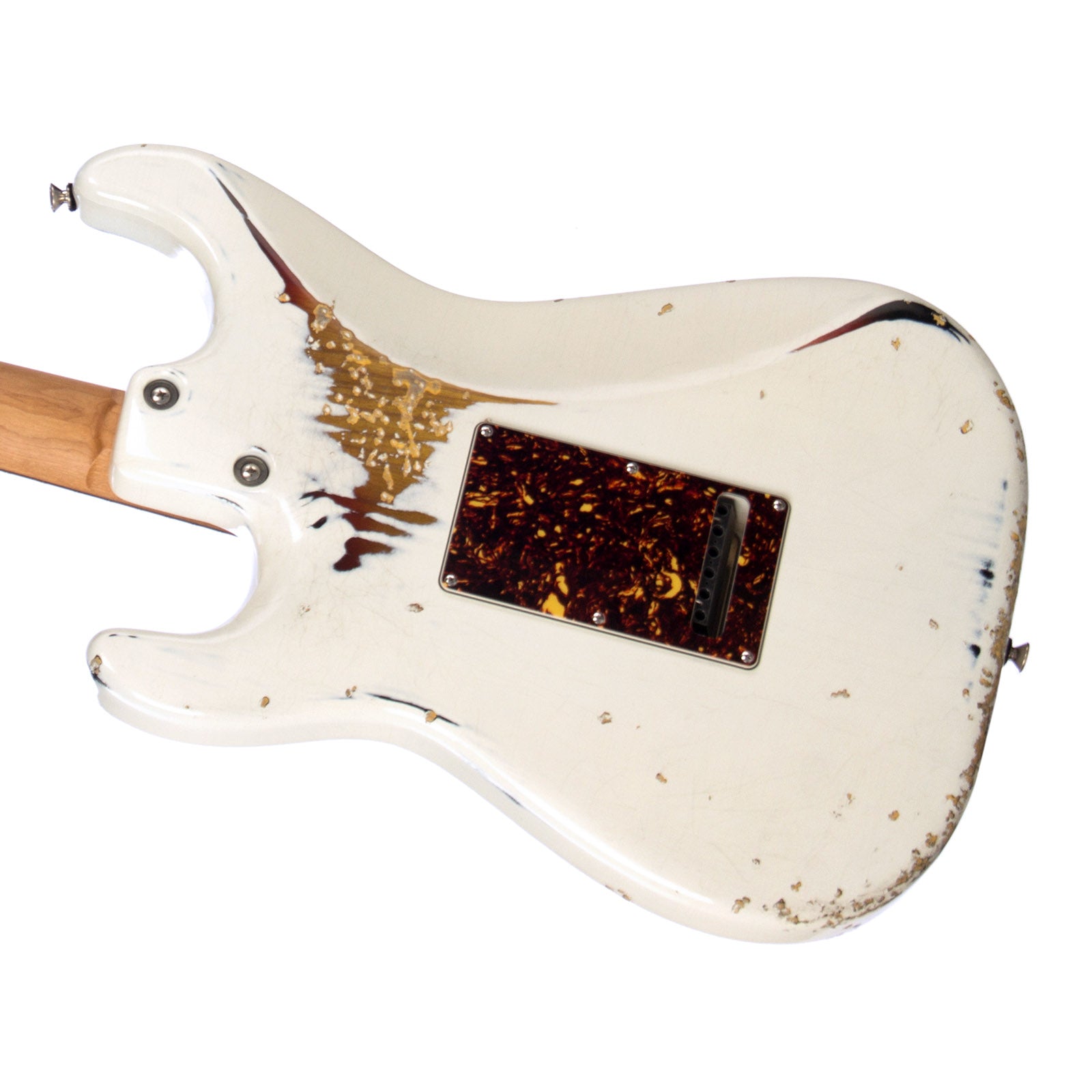 Tom Anderson Guitars Icon Classic - Olympic White over 3 Color Burst ...