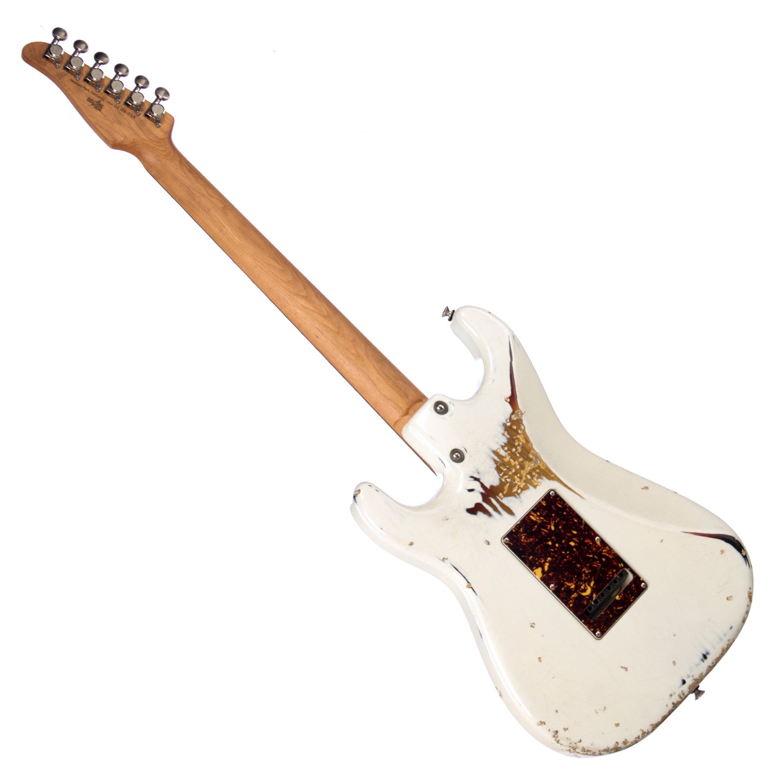 Tom Anderson Guitars Icon Classic - Olympic White over 3 Color Burst ...