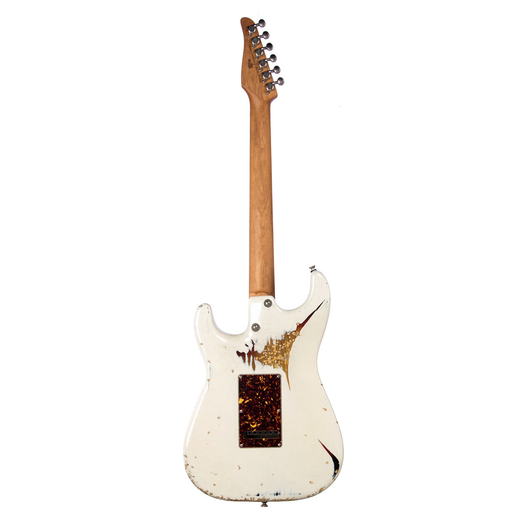 Tom Anderson Guitars Icon Classic - Olympic White over 3 Color Burst ...