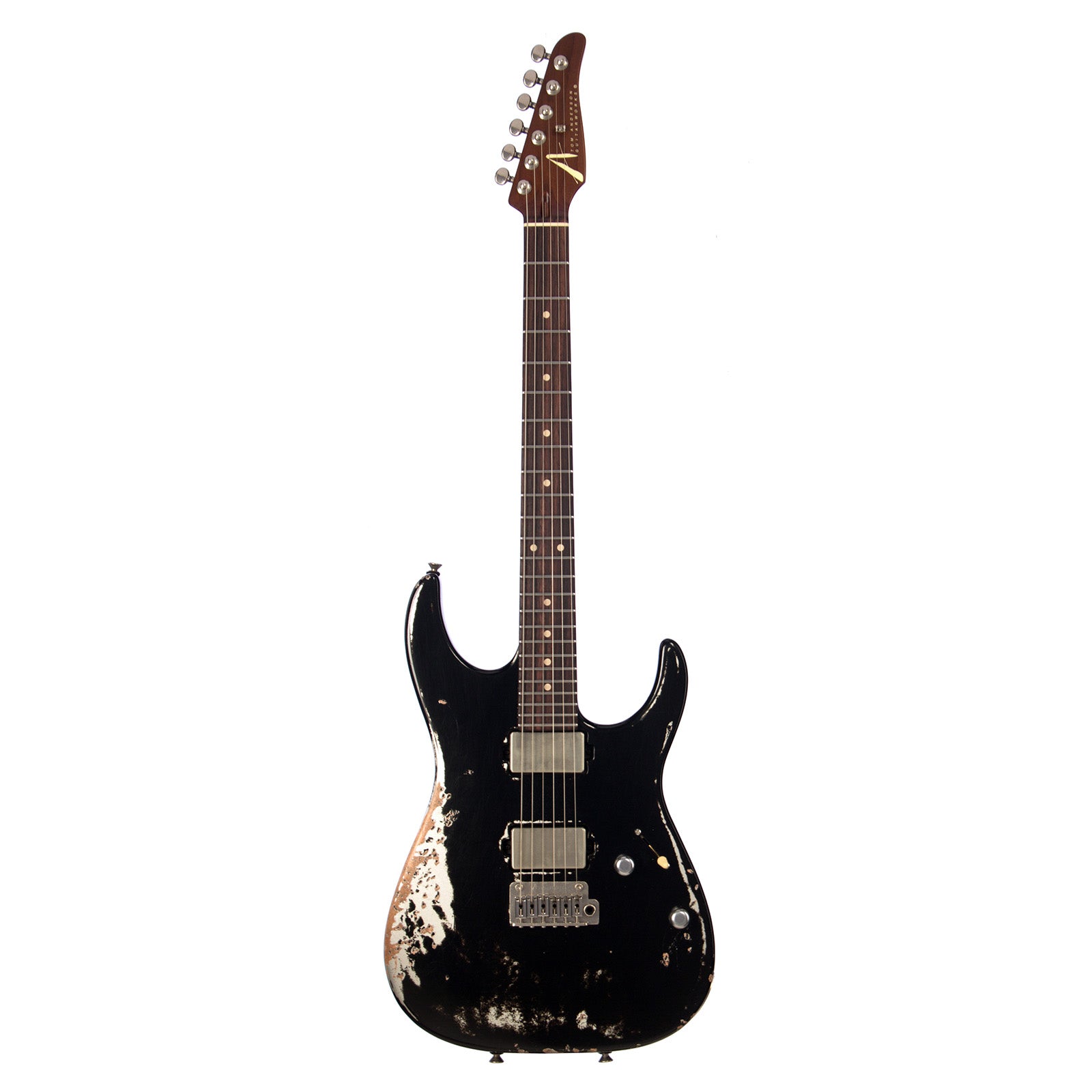Tom Anderson Lil Angel Player - Black over Inca Silver / In-Distress L ...