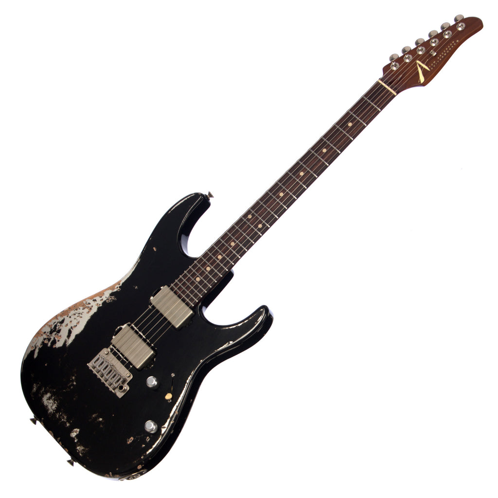 Tom Anderson Lil Angel Player - Black over Inca Silver / In-Distress L ...