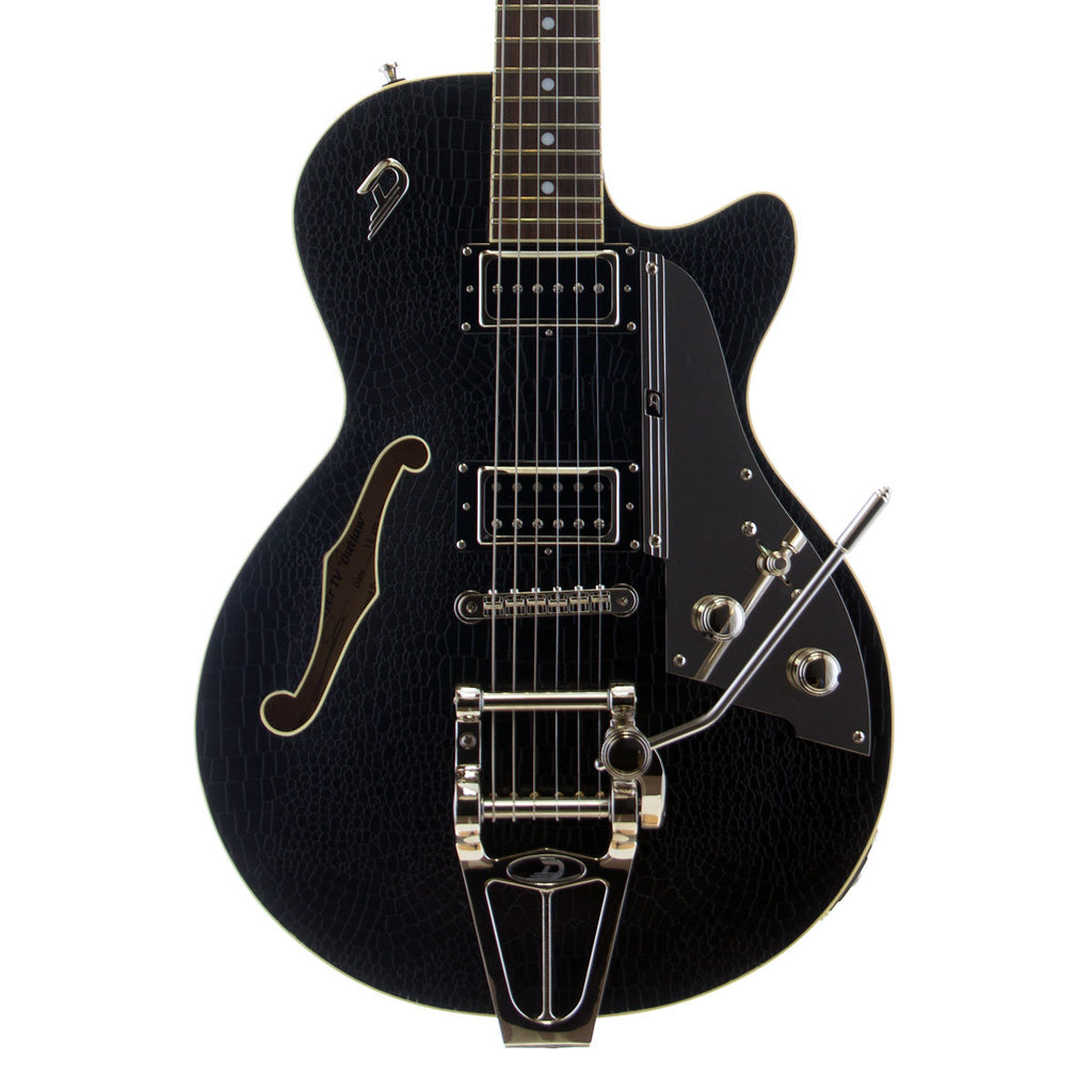 Duesenberg Guitars Starplayer TV Outlaw DTV-OL Black Crocodile Semi ...