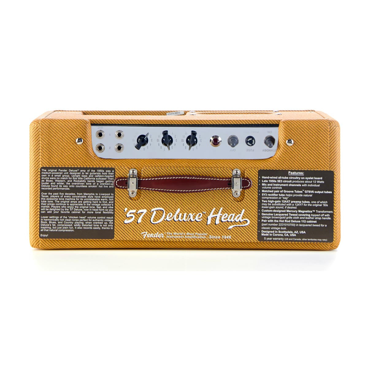 Fender Custom Shop Custom Series '57 Deluxe Head | Make'n Music