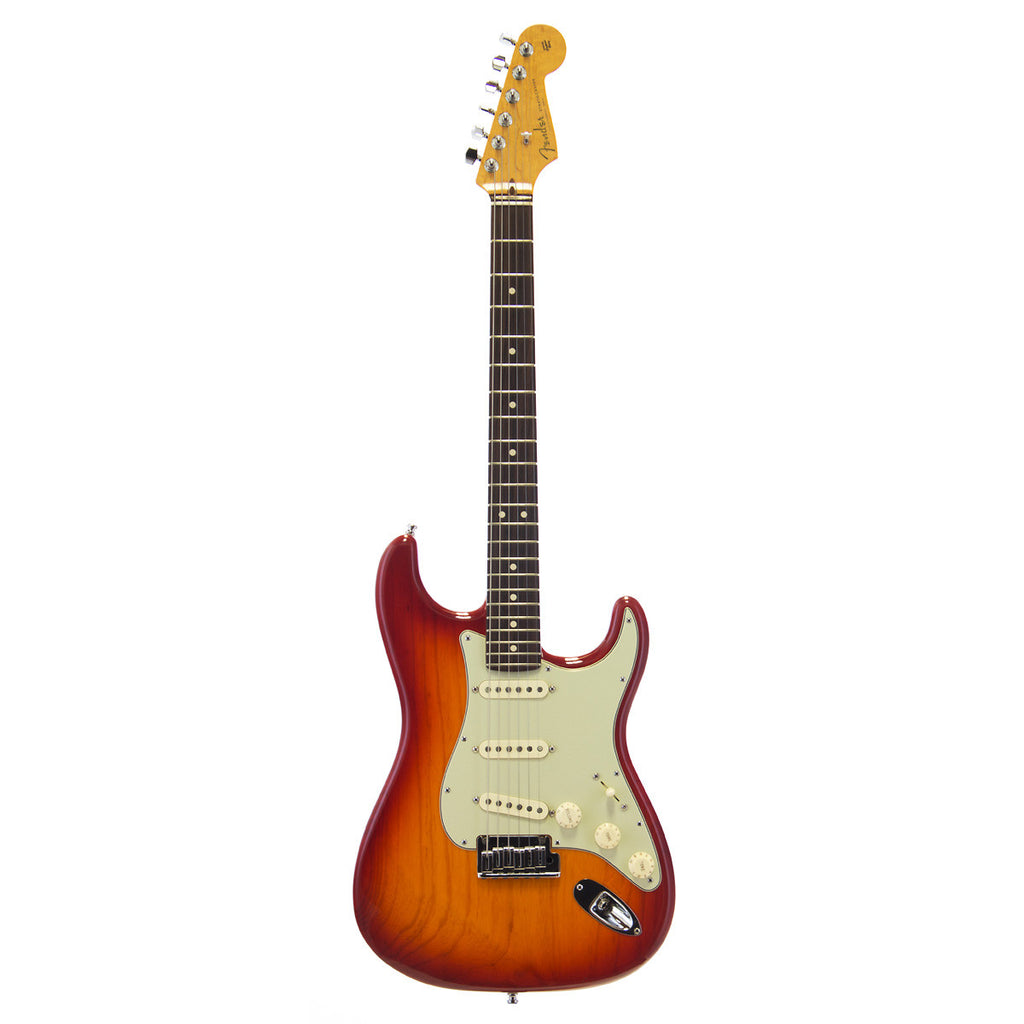 Used Fender Custom Shop Custom Deluxe Stratocaster - Aged Cherry Sunbu ...